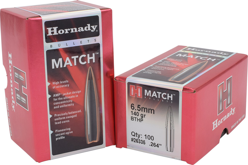 Hornady Match™ Bullets 6.5mm (.264) 140 gr BTHP Match™ 100/Box ...