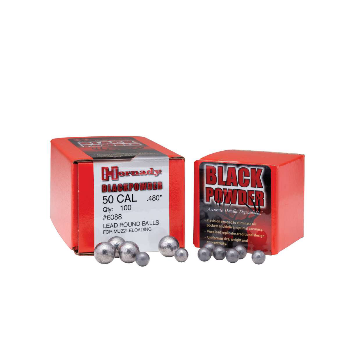 Hornady Lead Balls 44 Cal (.454) 100/Box - Fondprodukter
