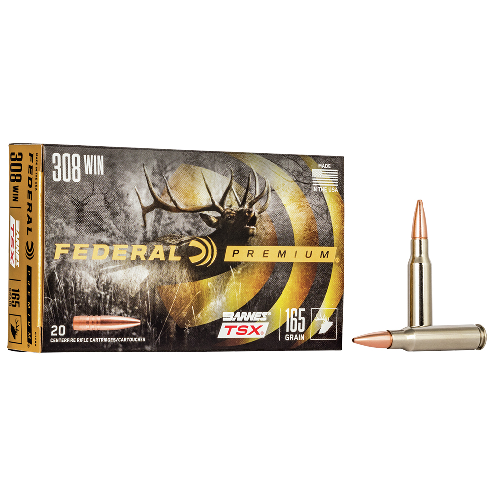 Federal Ammunition 308 Win Barnes TSX 165gr 20/Box - Fondprodukter